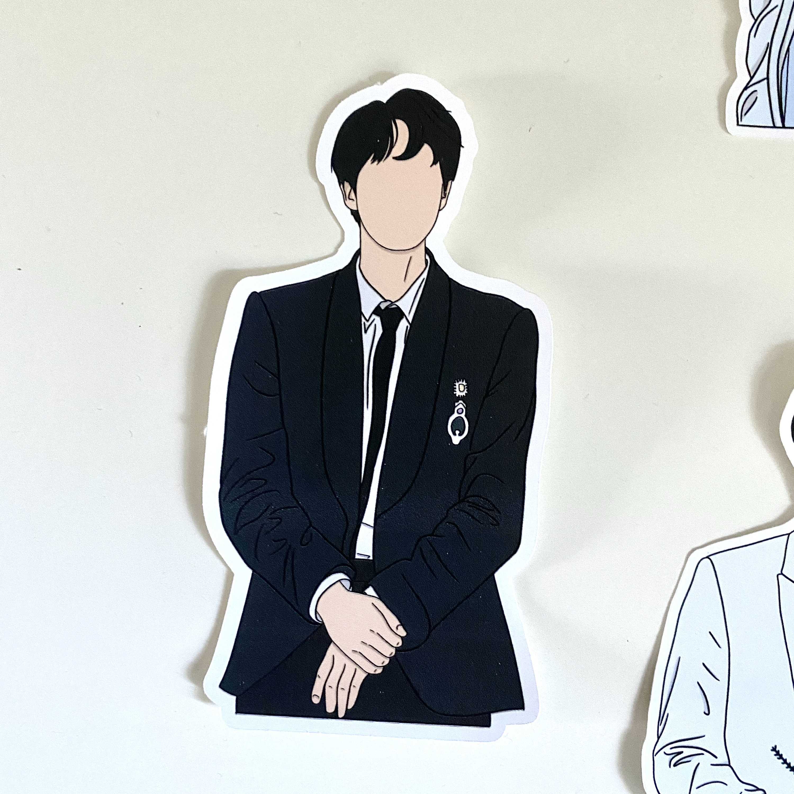 LARGE Kim Seok Jin Stickers | Etsy