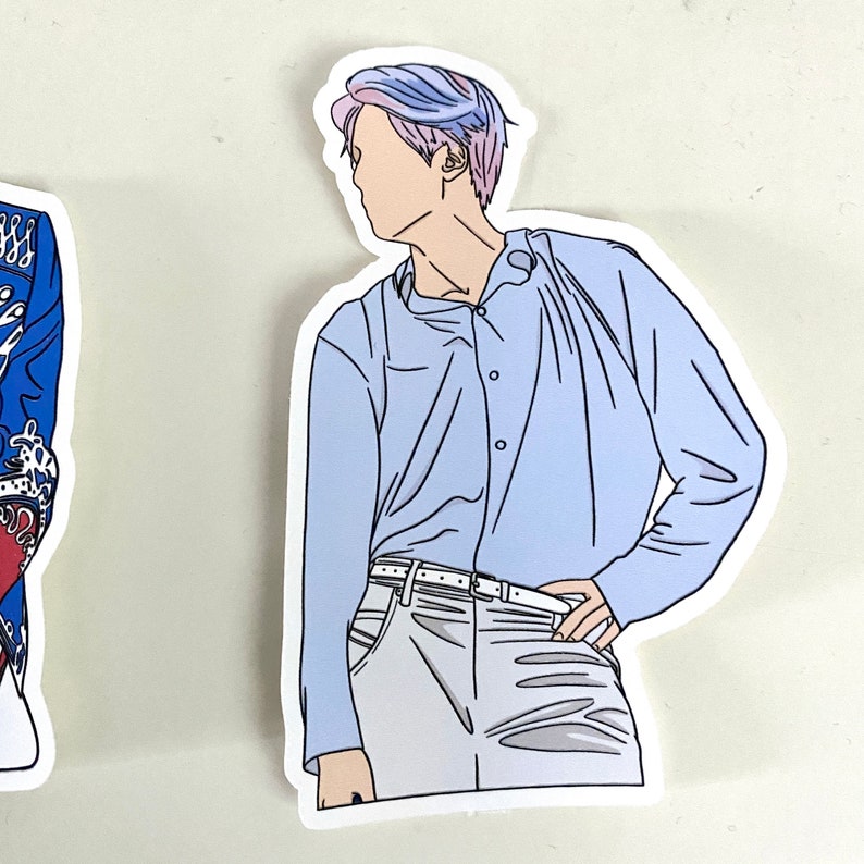 LARGE Kim Seok Jin Stickers | Etsy