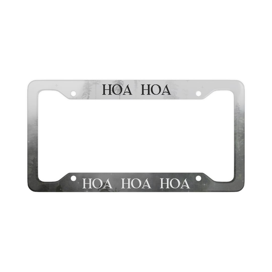 Hoa Hoa Hoa License Plate Frame for Enthusiasts - Perfect for Gifts ...