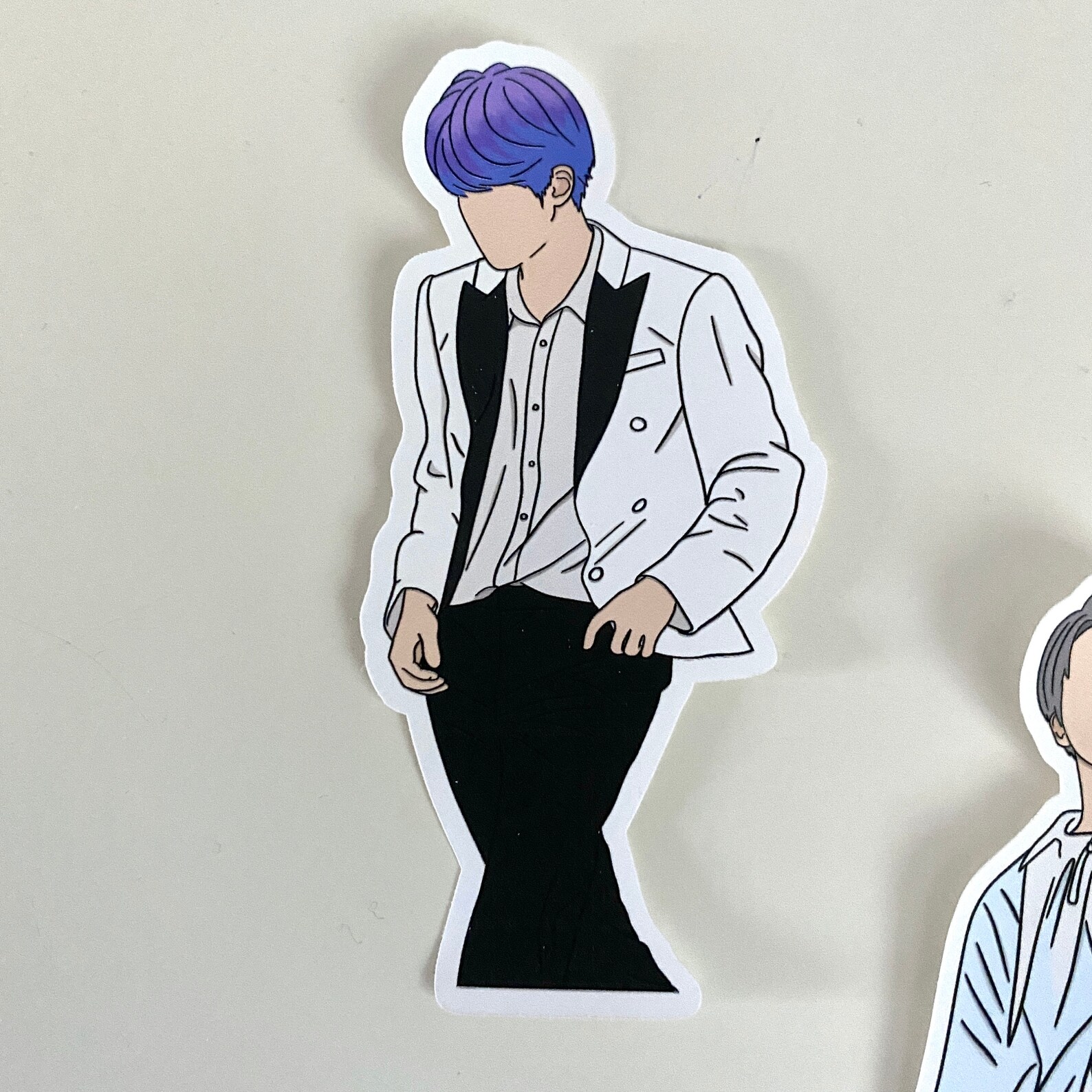 LARGE Kim Seok Jin Stickers - Etsy