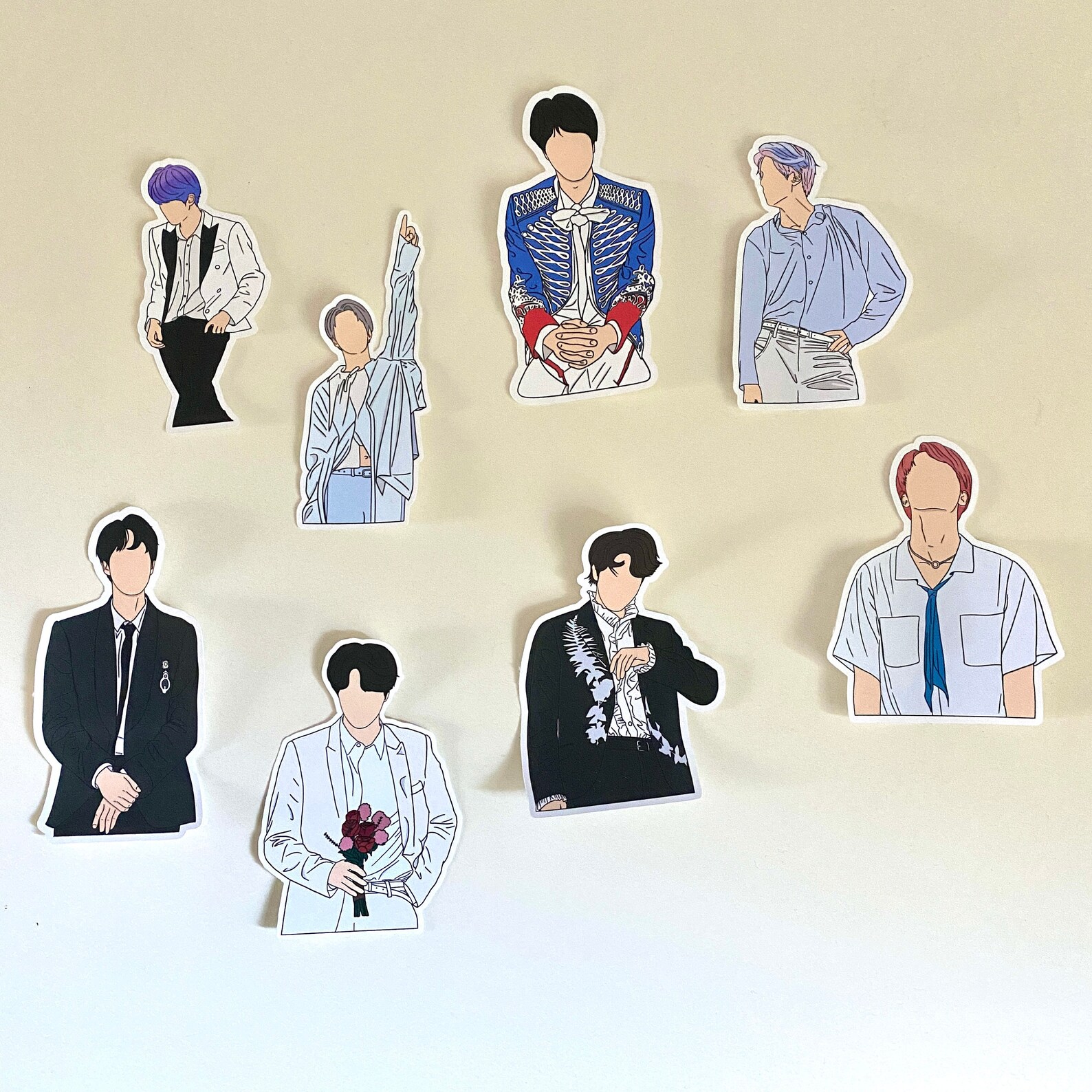 LARGE Kim Seok Jin Stickers - Etsy