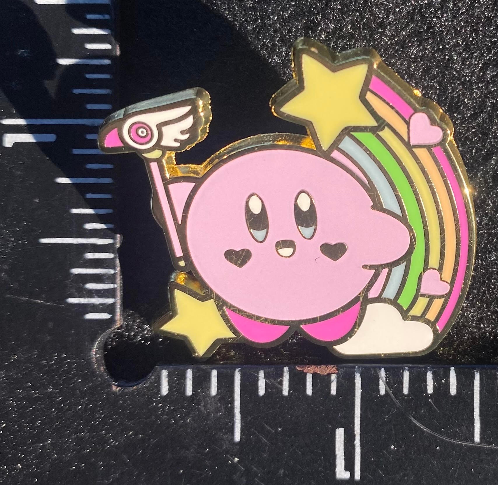 Large Enamel Kirby Pin - Etsy