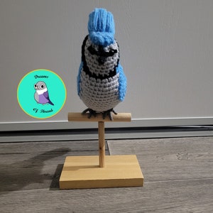 Blue Jay,blue Jay Plush Animal, Movable Blue Jay, Realistic Blue Jay ...