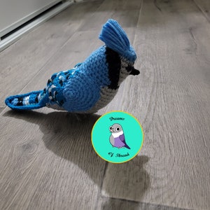 Blue Jay,blue Jay Plush Animal, Movable Blue Jay, Realistic Blue Jay ...