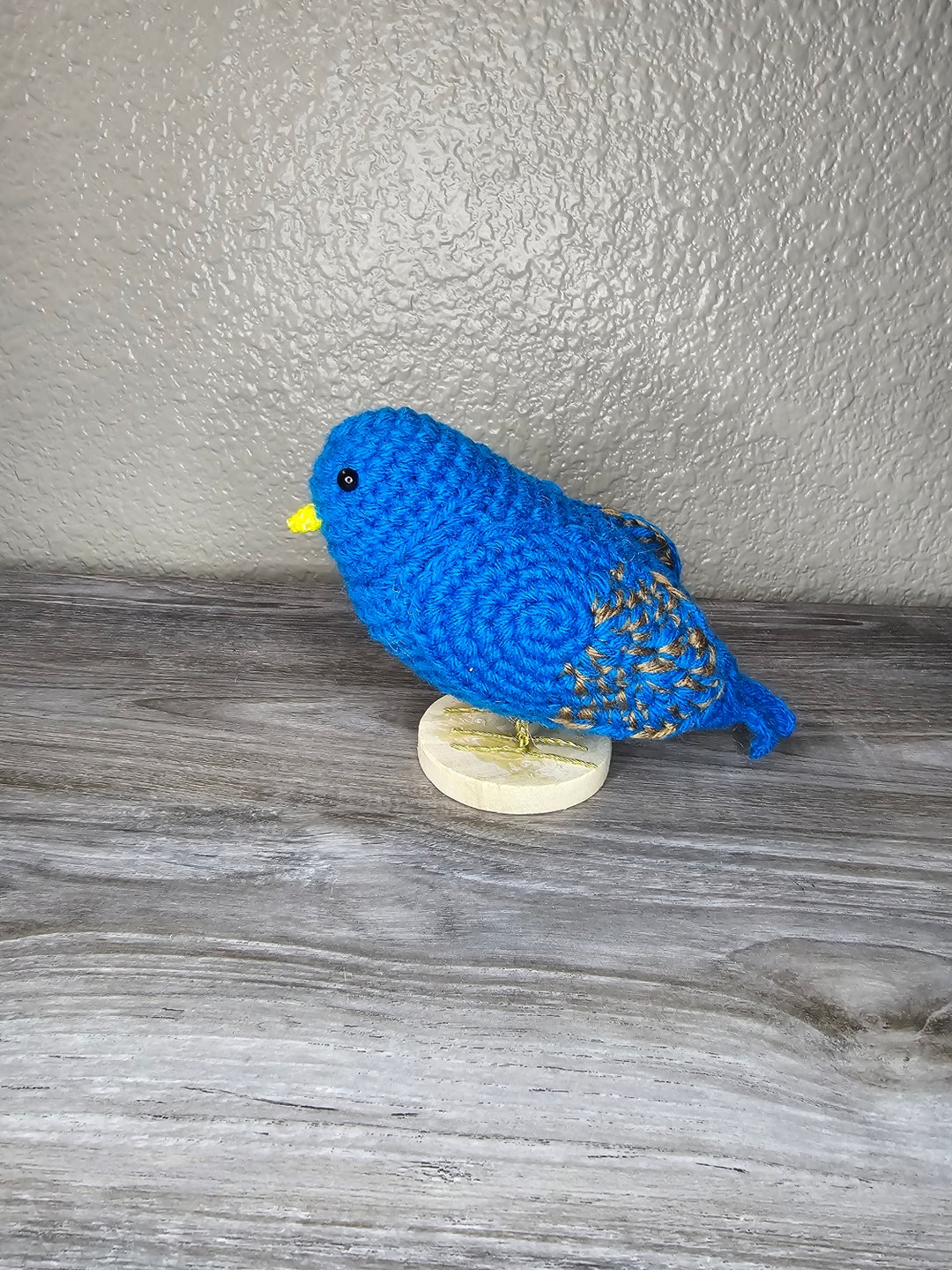 Finch, Fancy Finches, Crochet Finches, Finch on Stand, Small Bird on ...