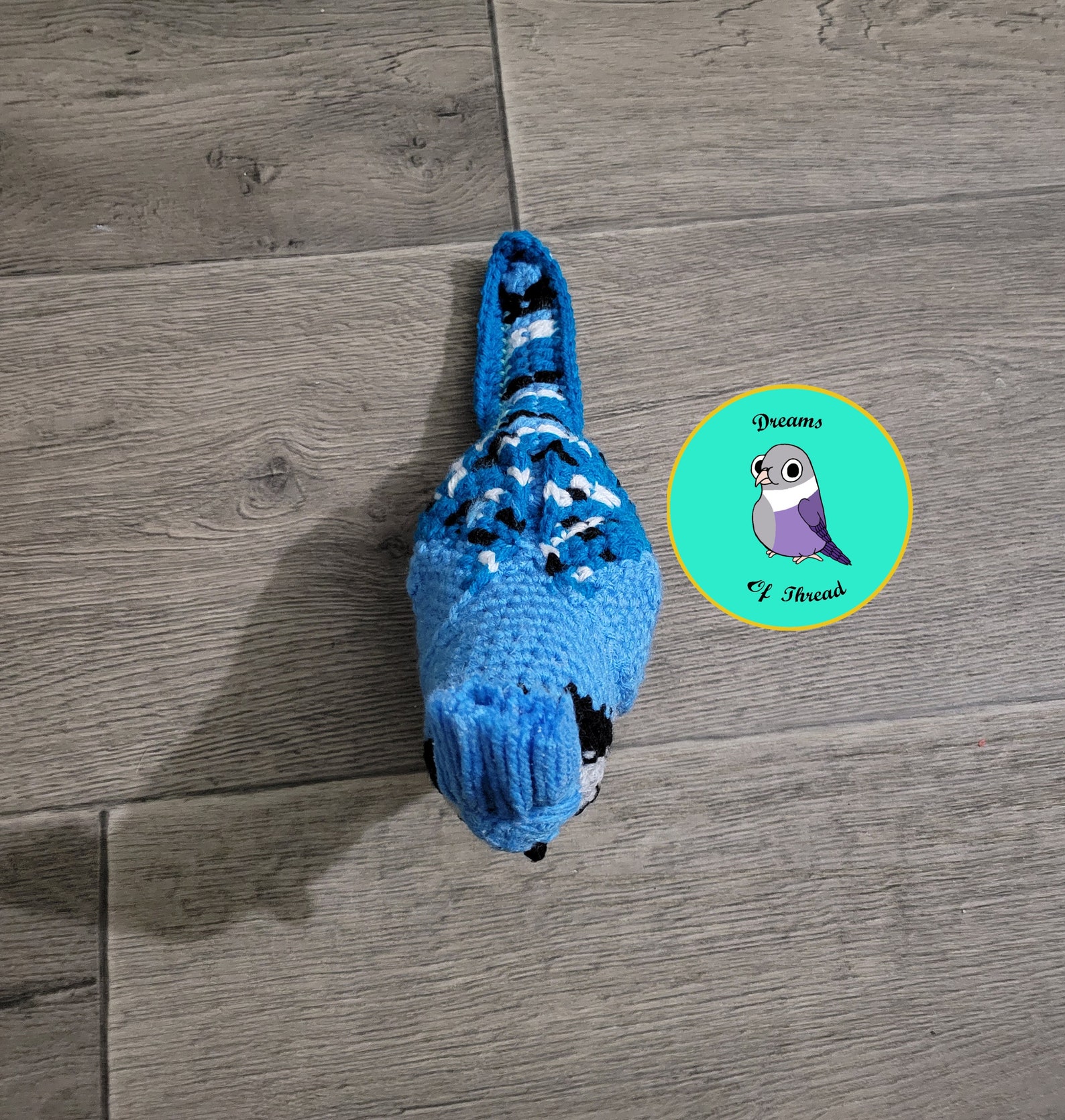 Blue Jay,blue Jay Plush Animal, Movable Blue Jay, Realistic Blue Jay ...