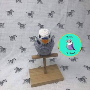 Parakeet, Budgie Replica, Pet Remembrance Gift, Movable Parakeet, Free ...