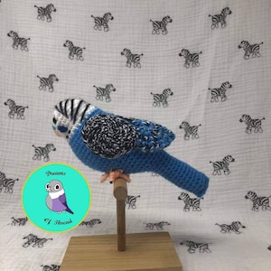 Parakeet, Budgie Replica, Pet Remembrance Gift, Movable Parakeet, Free ...