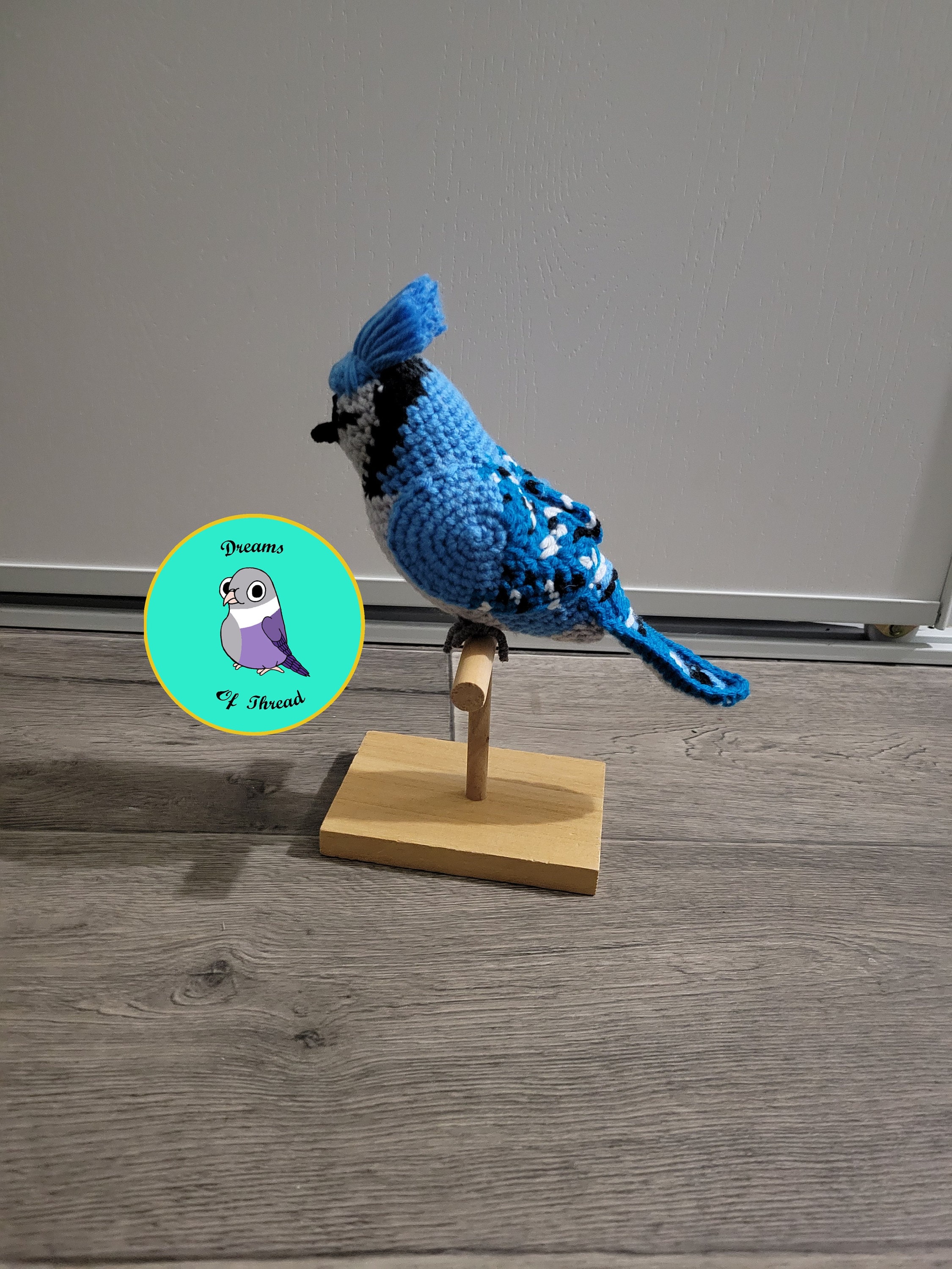 Blue Jay,blue Jay Plush Animal, Movable Blue Jay, Realistic Blue Jay ...