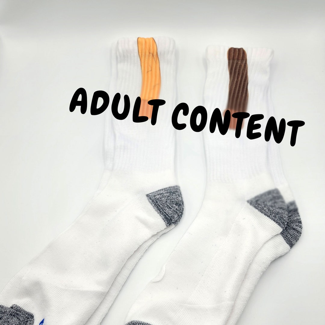 Long Dong Socks (1 Pair), Funny Socks, Gift Socks, Prank Socks, Dick ...