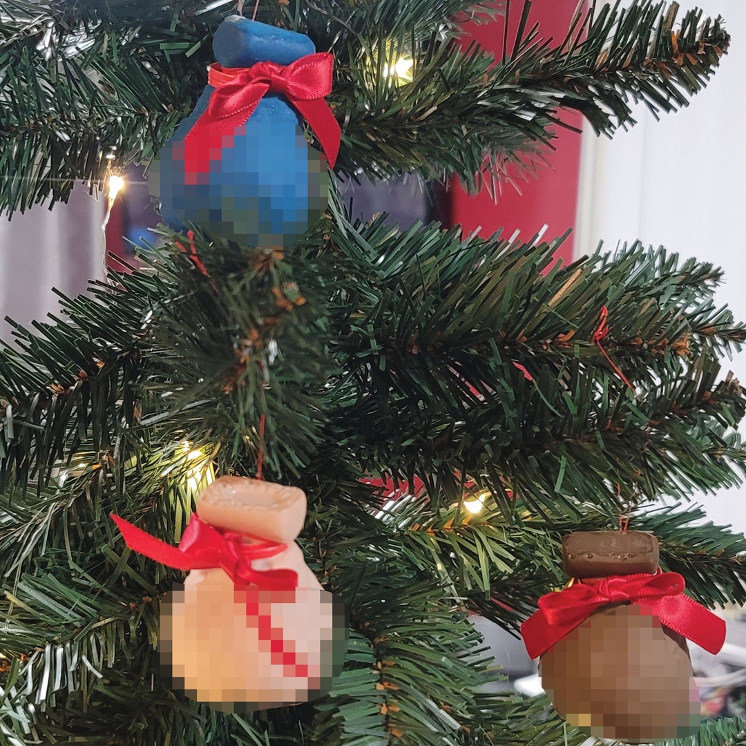 Funny Testicles Ornament Hilarious Gag T For Memorable Christmas