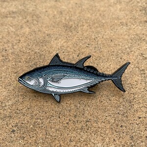 Bluefin Tuna Enamel Pin Quality Soft Enamel Pin Pin on - Etsy