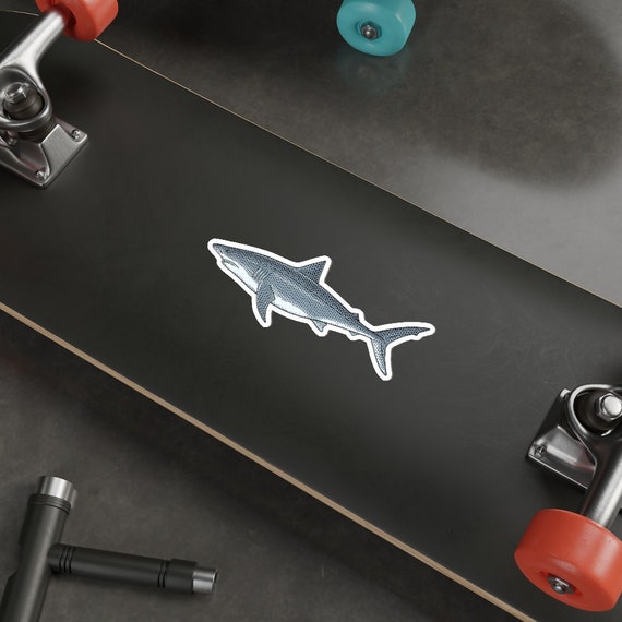 Great White Shark Decal Shark Sticker Great White Shark | Etsy