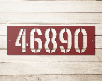 10 Inch Metal House Numbers Address Sign Numbers Modern - Etsy