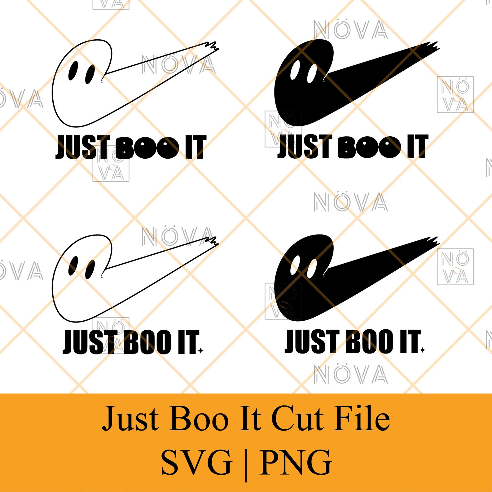 Just Boo It SVG Cut File | Digital Download - Ghost Design With Text ...
