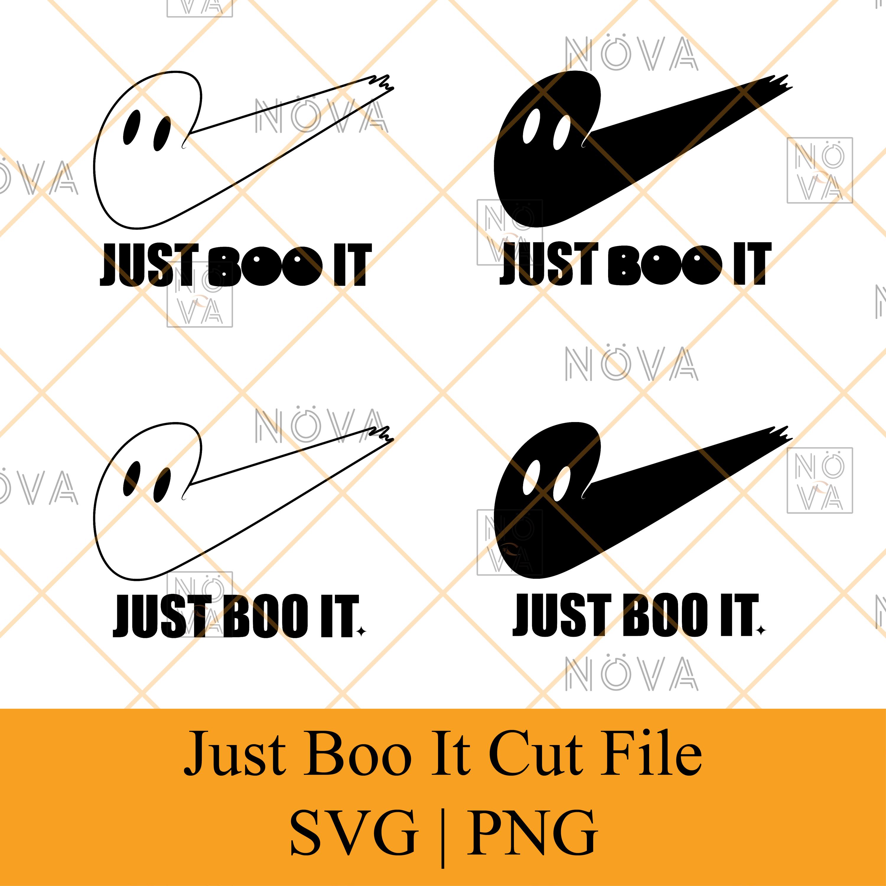 Just Boo It SVG Cut File | Digital Download - Ghost Design With Text ...