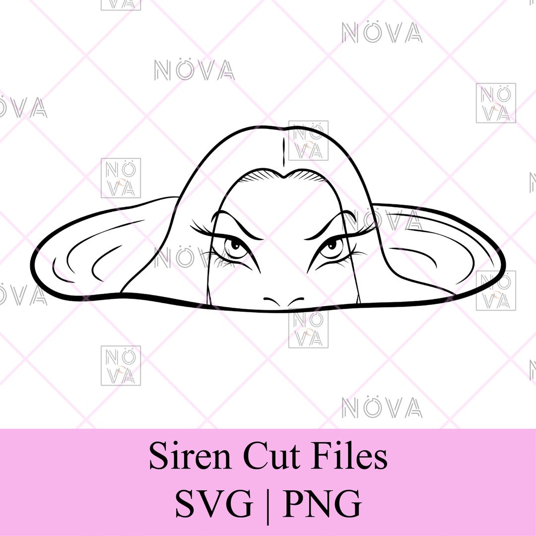 Enchanting Siren Digital Download Cut File | SVG & PNG Bundle for ...