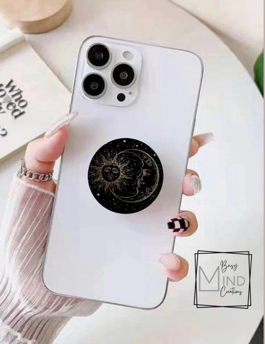 Sun and Moon Phone Grip Phone Stand Phone Accessories Sun & Moon Phone ...