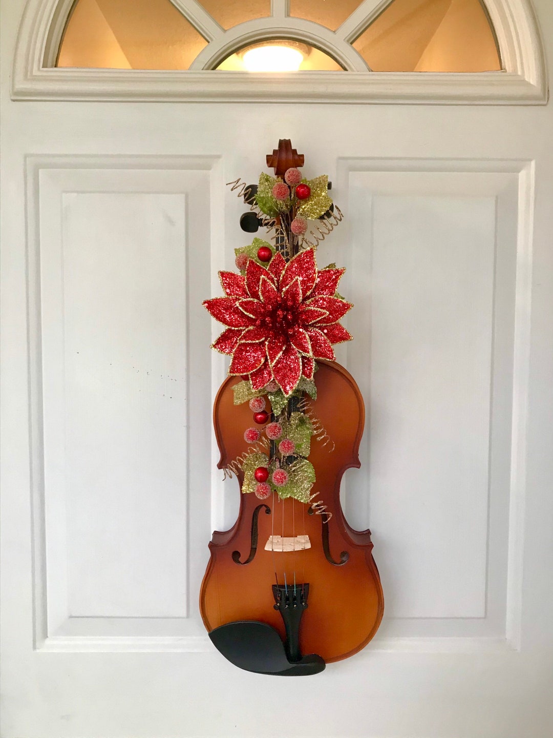 Porte de violon de Noël suspendue - Etsy France