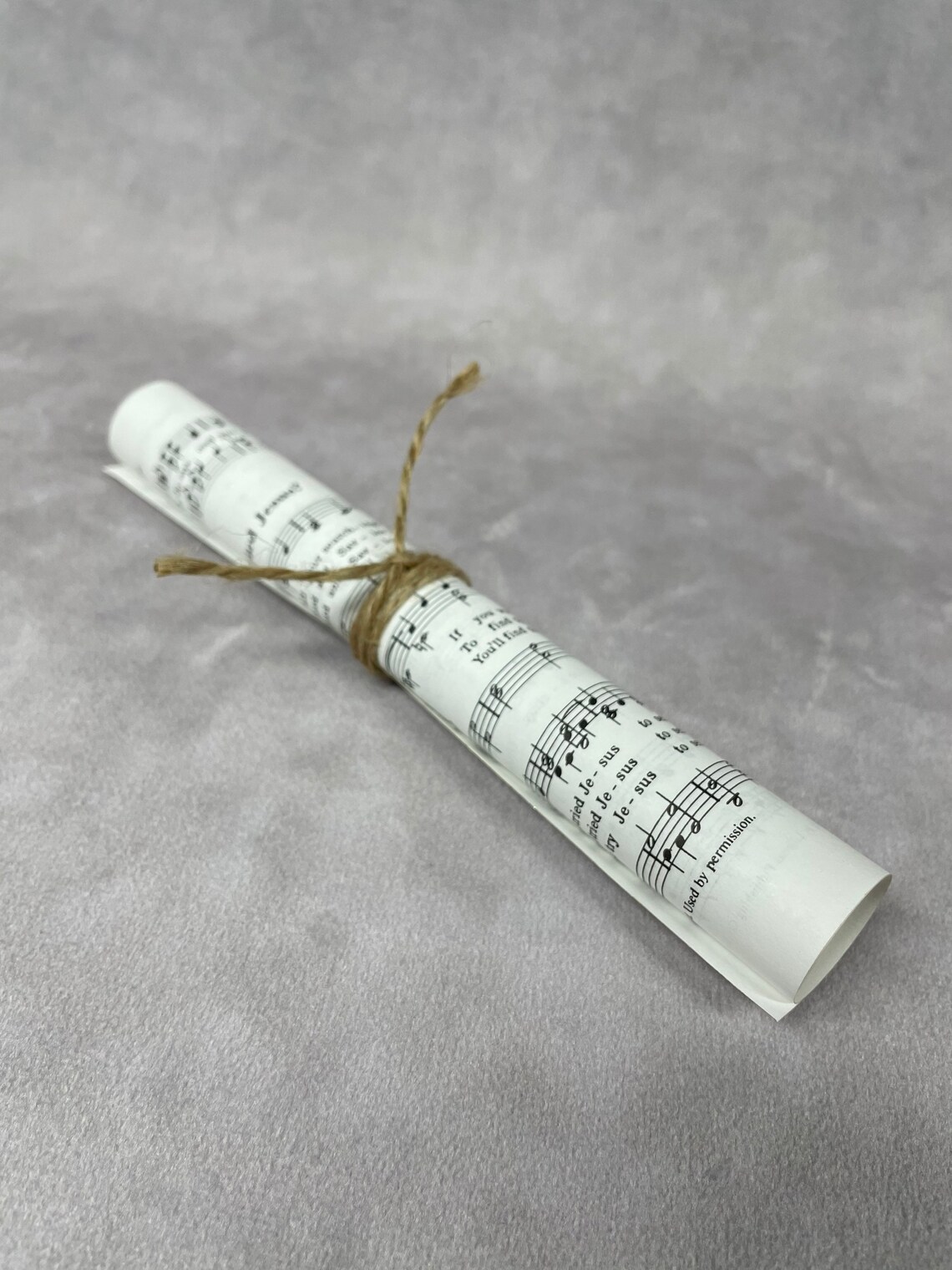 Vintage Hymnal Music Scroll - Etsy