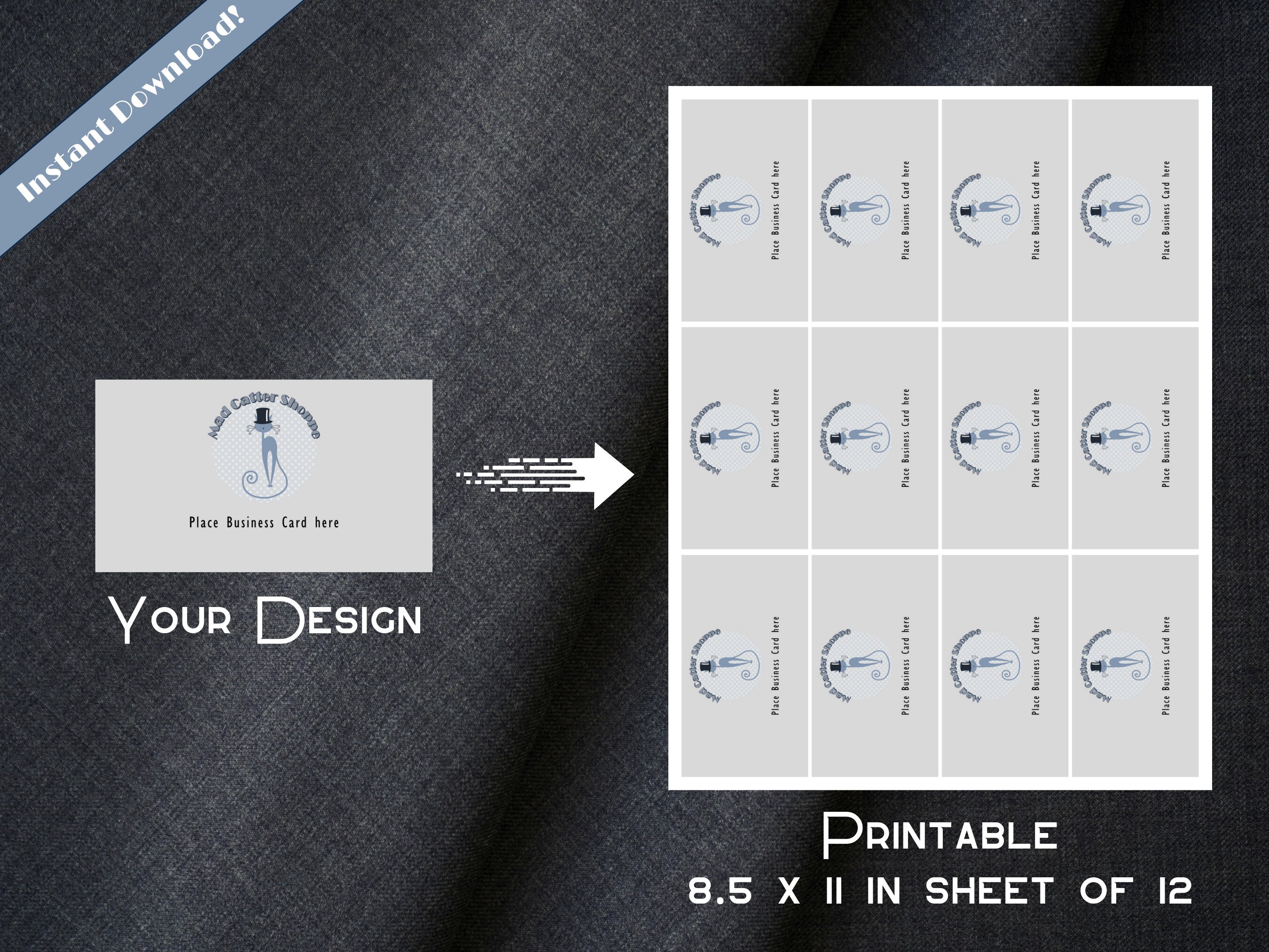 EDITABLE Real Estate Business Card Template Printable and - Etsy