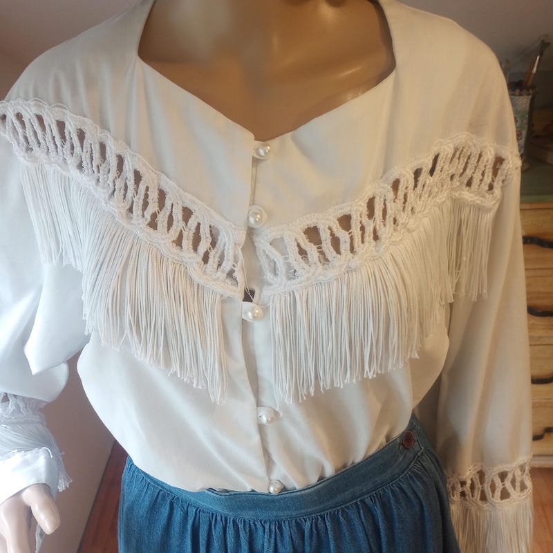 Fringe Blouse - Etsy