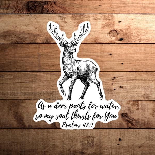 Deer Sticker - Etsy