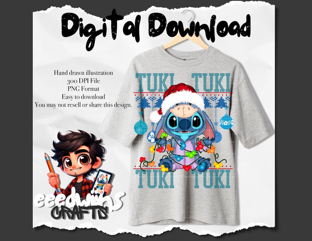 Tuki Tuki PNG Design. Digital Download. - Etsy