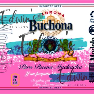 20 Oz Straight Tumbler Sublimation Design. Buchona Modelo Design. - Etsy