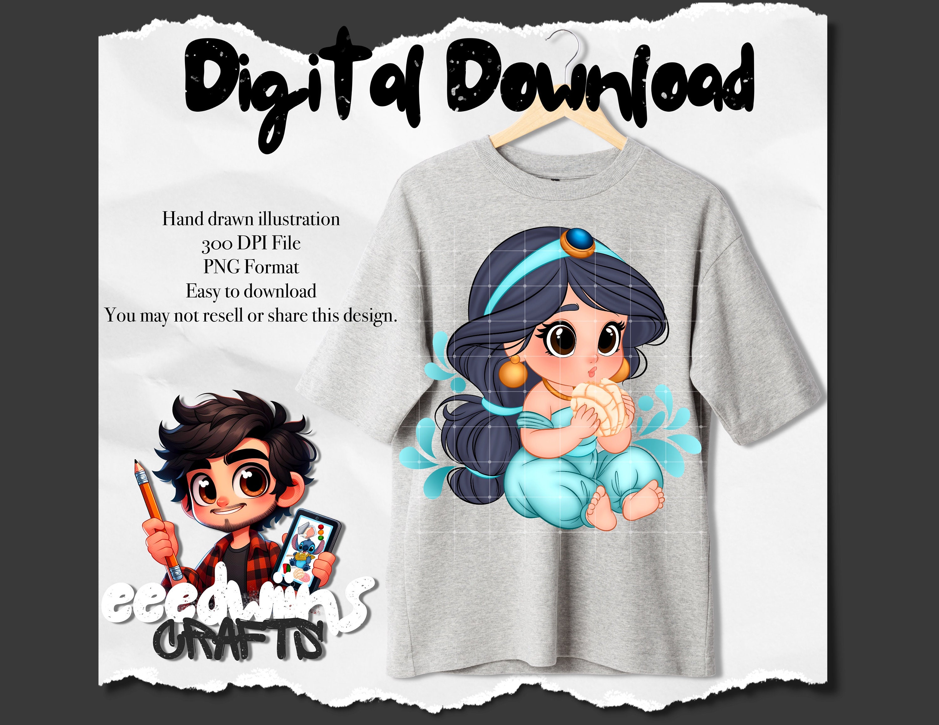 Cute Concha Character Shirt Design PNG Design. Digital Design Download ...