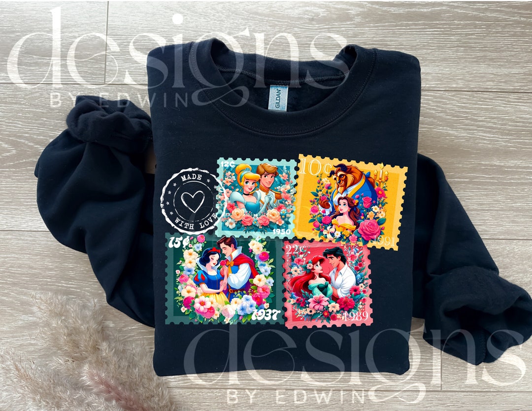 Princess Post Stamps PNG Design. Digital Download. - Etsy