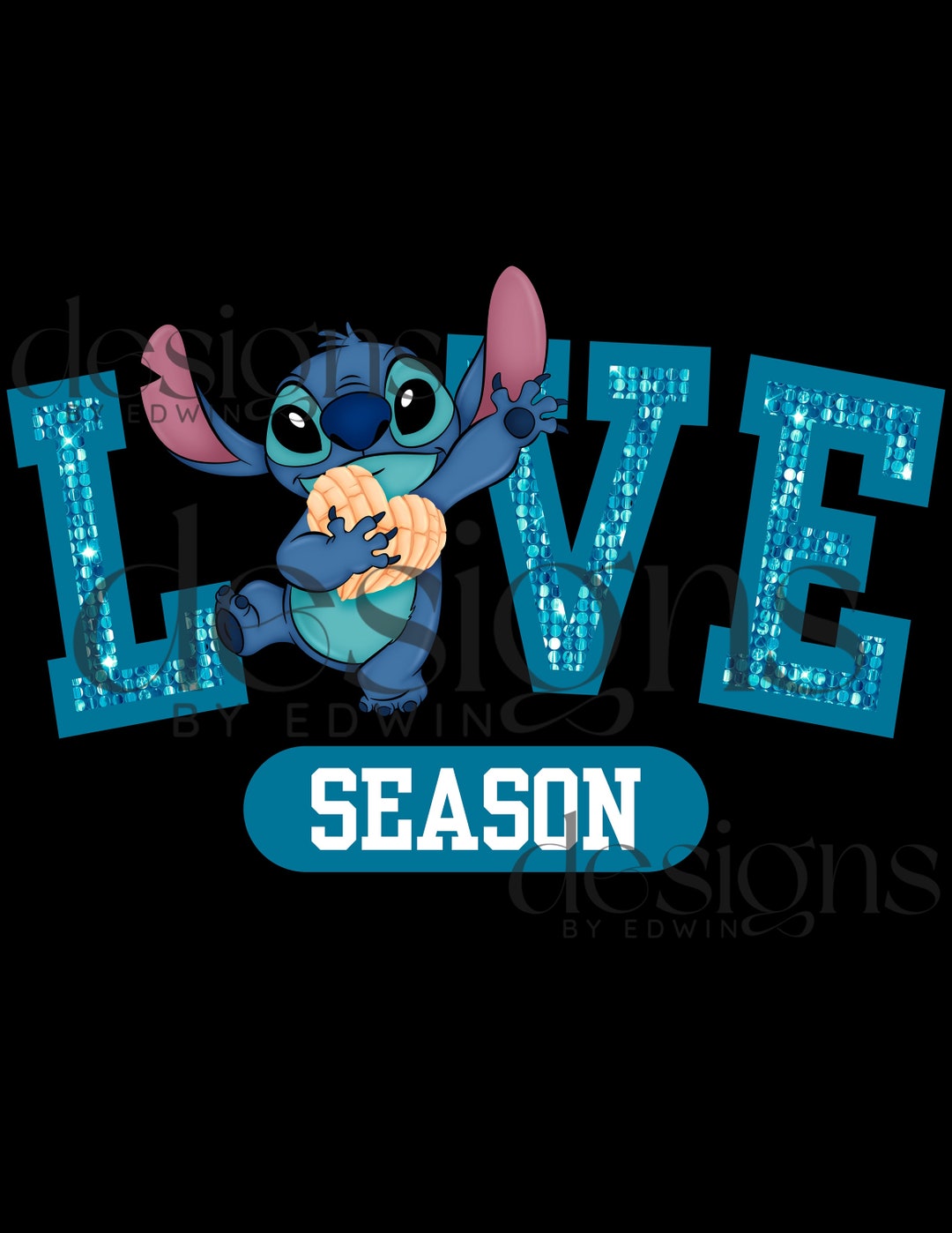 Blue Love Concha PNG Design. Digital Download. - Etsy