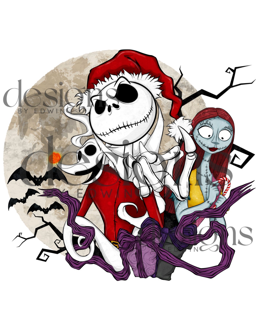Scary Christmas PNG Design. Digital Download. - Etsy