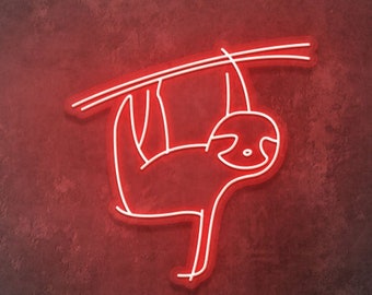 Sloth Light Sign - Etsy