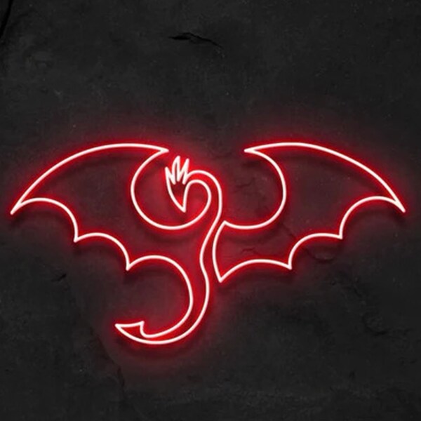 Led Dragon Wall Art - Etsy