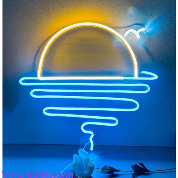 Wave Neon Sign - Etsy