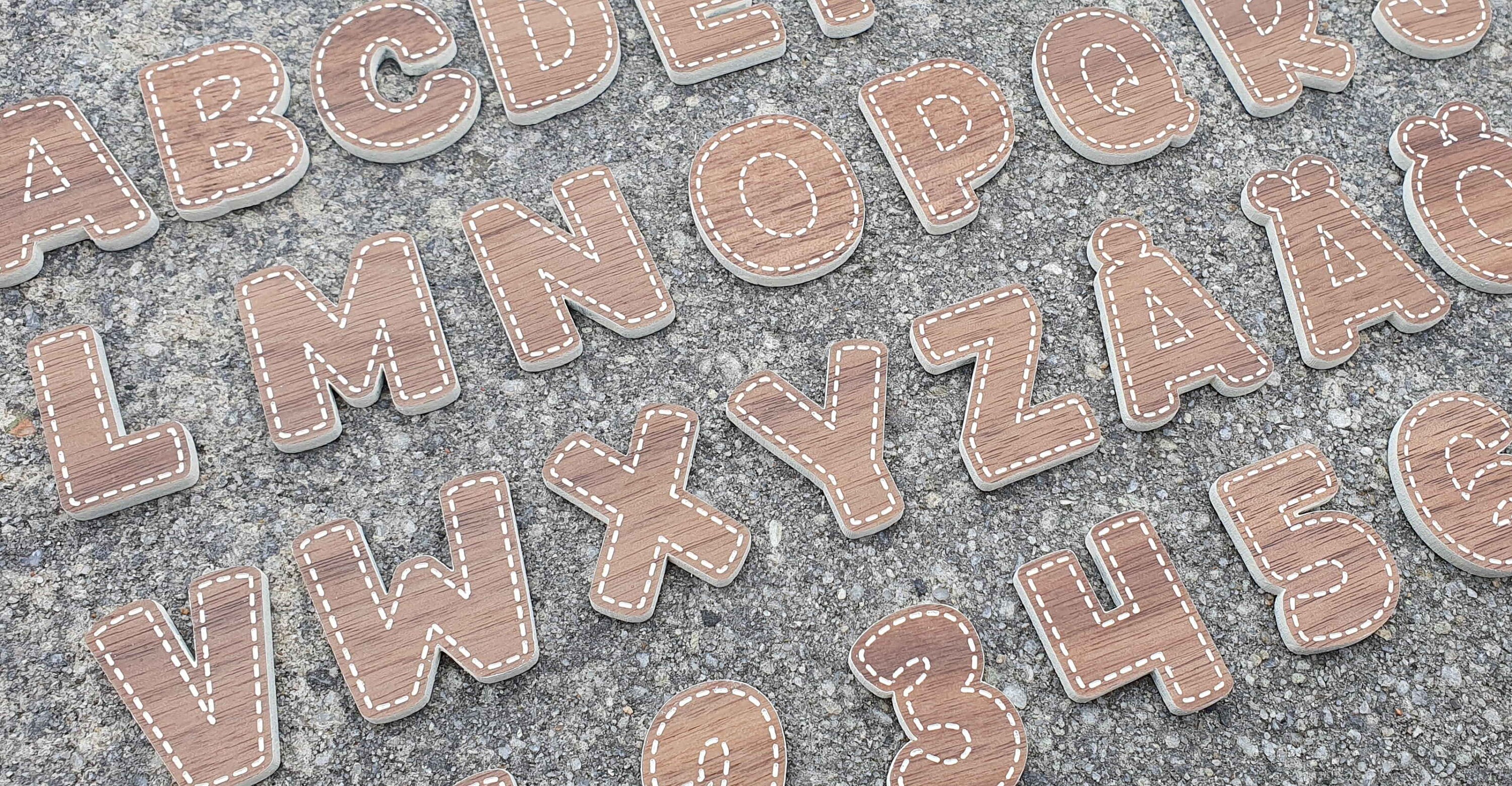 Alphabet 12, stitched Letters, File for Laser Cut. Updated Oct-23 - Etsy