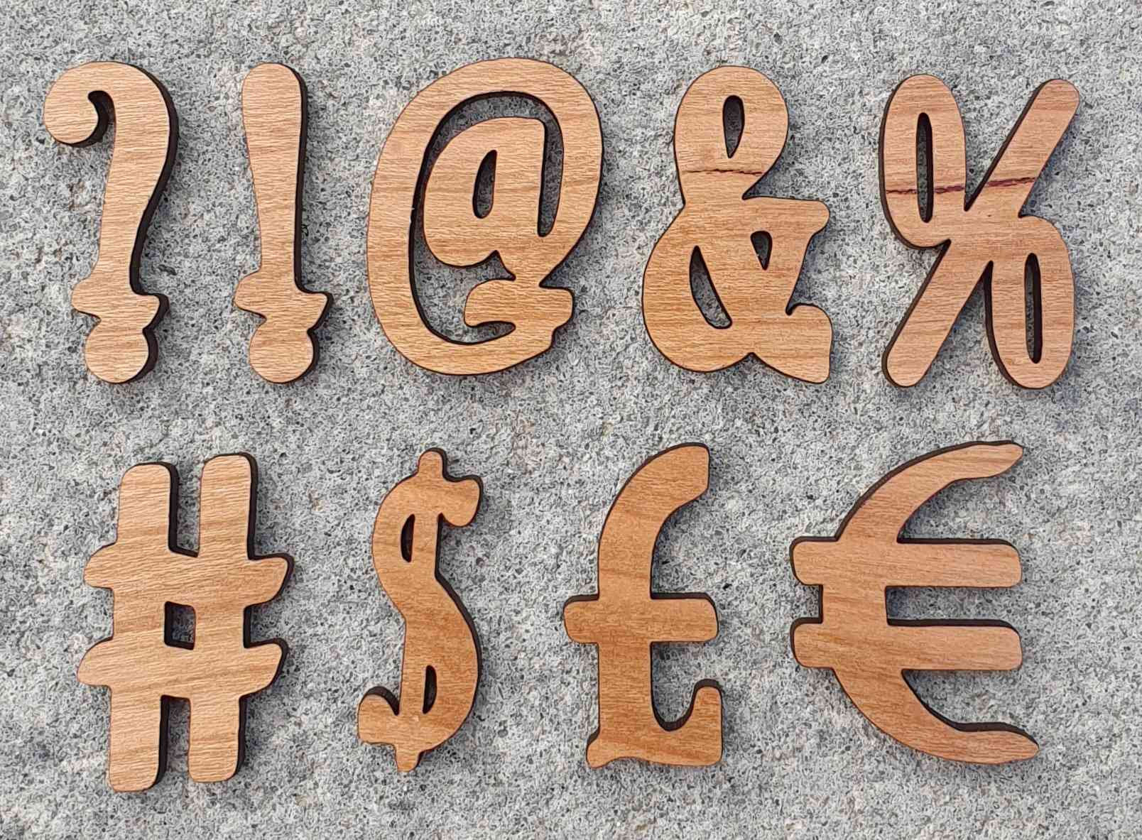 Alphabet 5, File for Laser Cut. Updated Oct-23 - Etsy