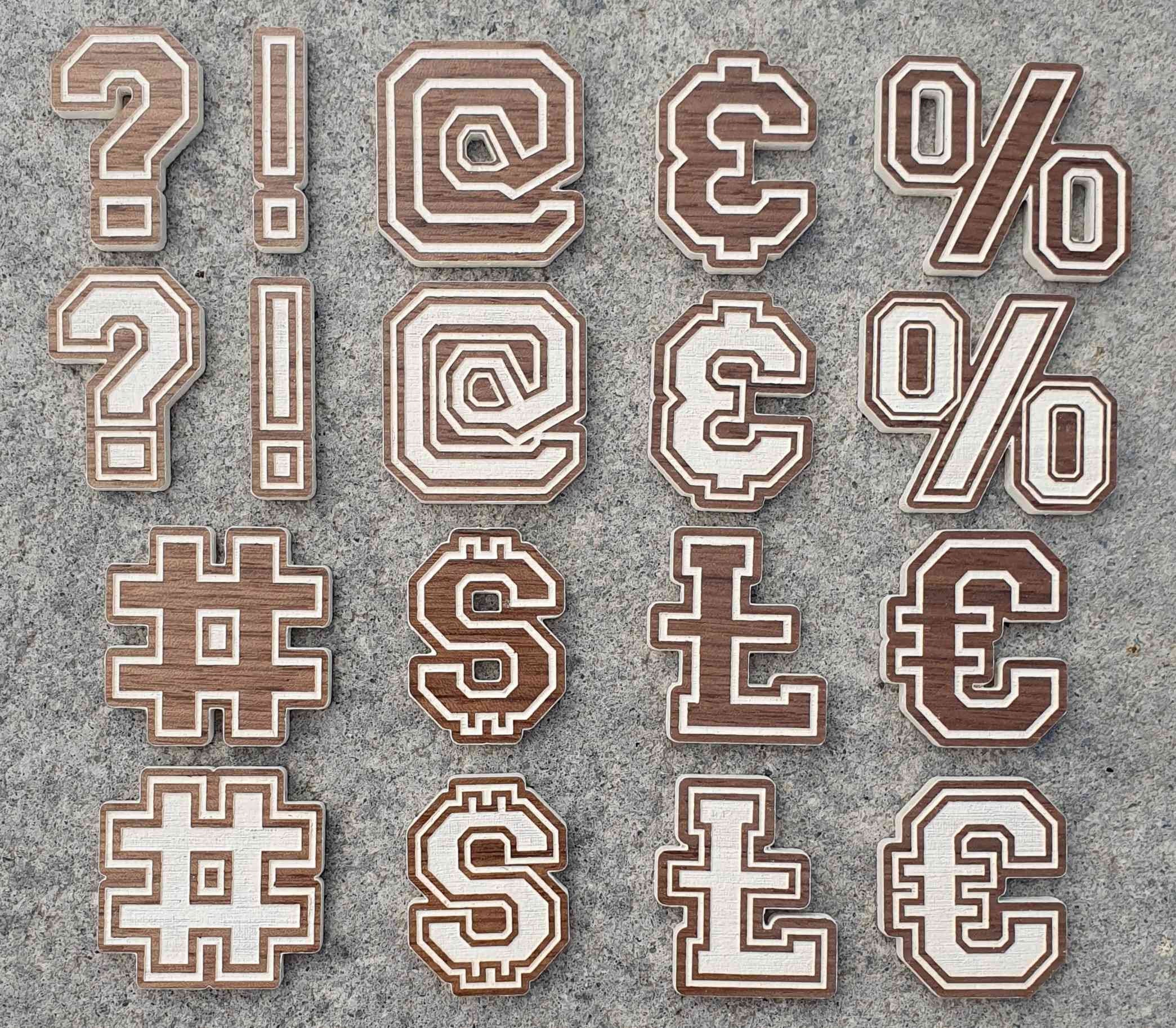 Alphabet 6, 2 Designs File for Laser Cut. Updated Oct-23 - Etsy