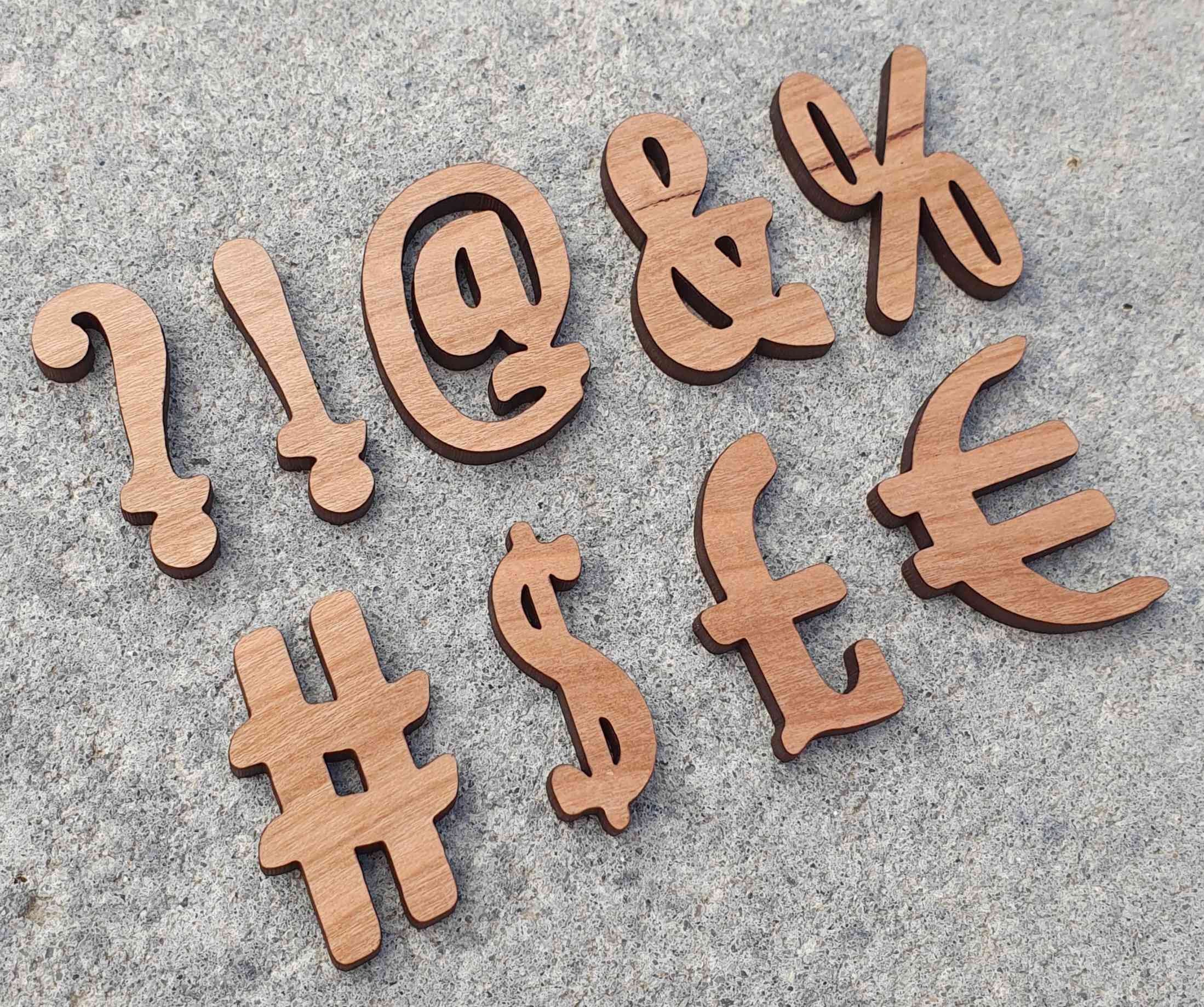 Alphabet 5, File for Laser Cut. Updated Oct-23 - Etsy