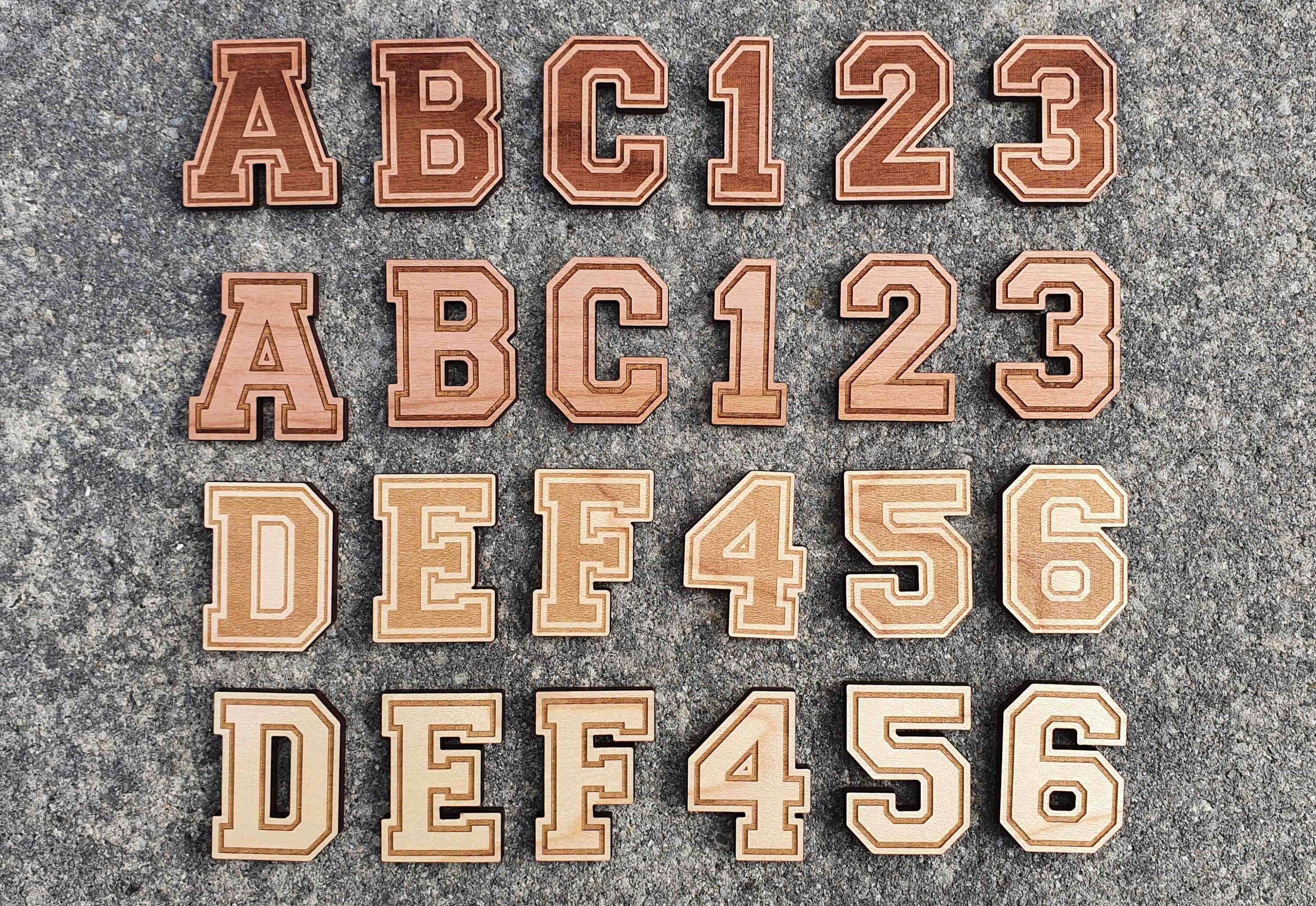 Alphabet 6, 2 Designs File for Laser Cut. Updated Oct-23 - Etsy