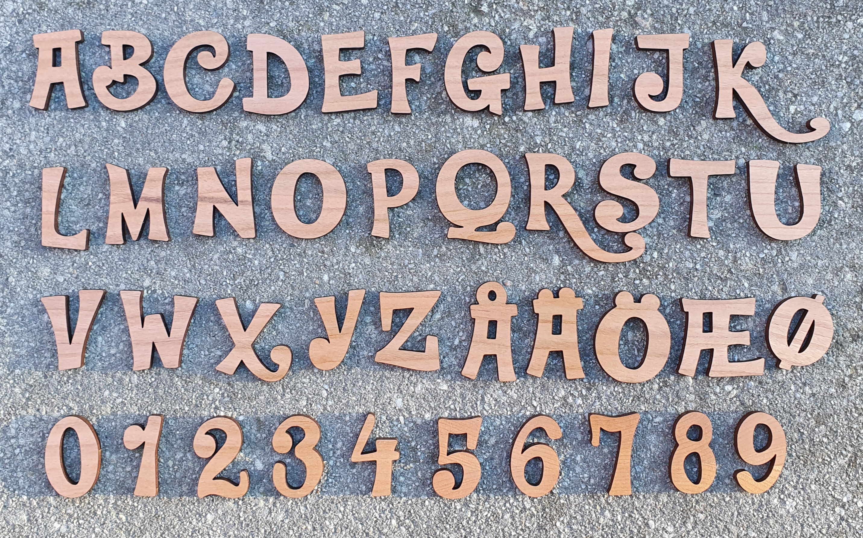 Alphabet 9, File for Laser Cut. Updated Oct-23 - Etsy