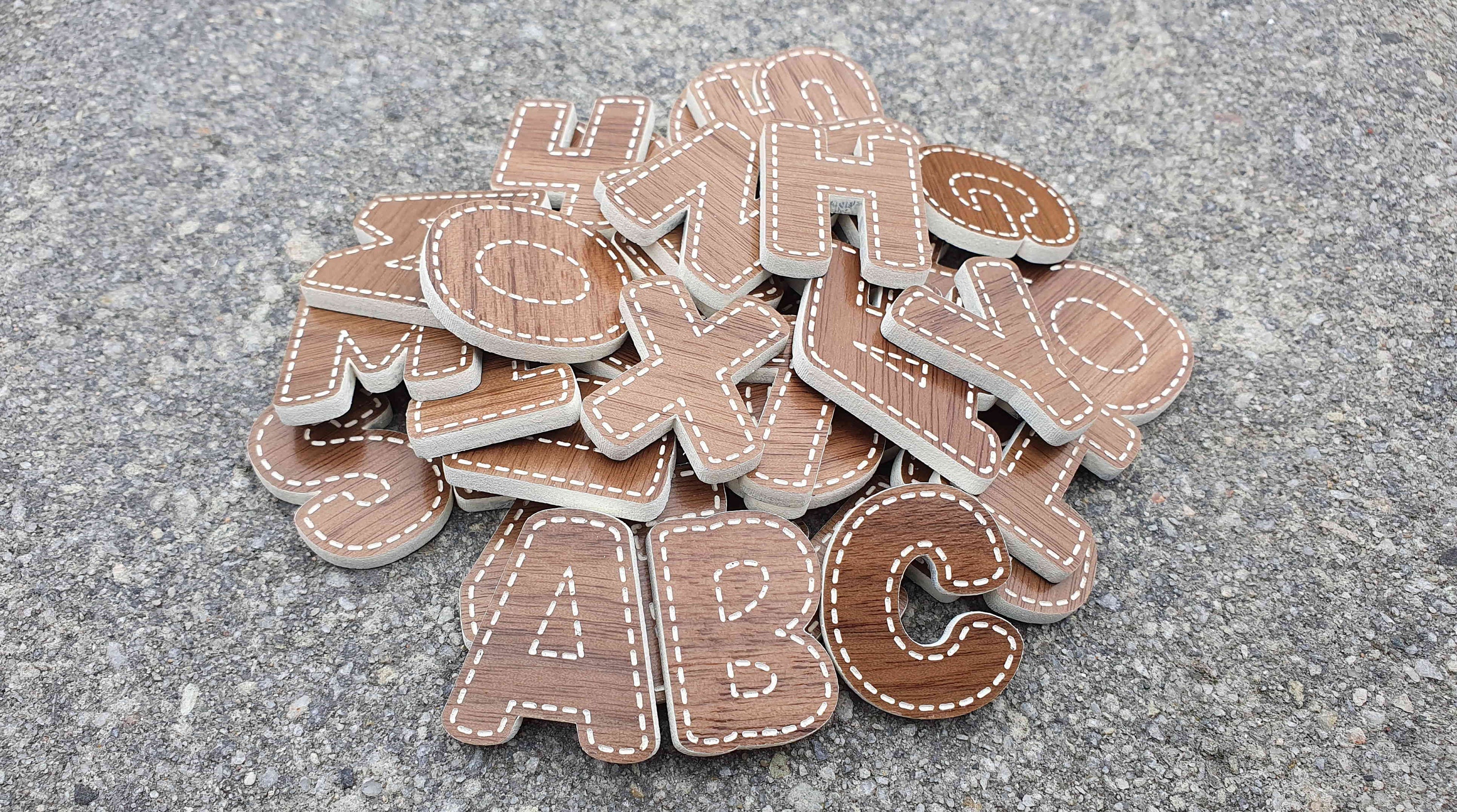 Alphabet 12, stitched Letters, File for Laser Cut. Updated Oct-23 - Etsy