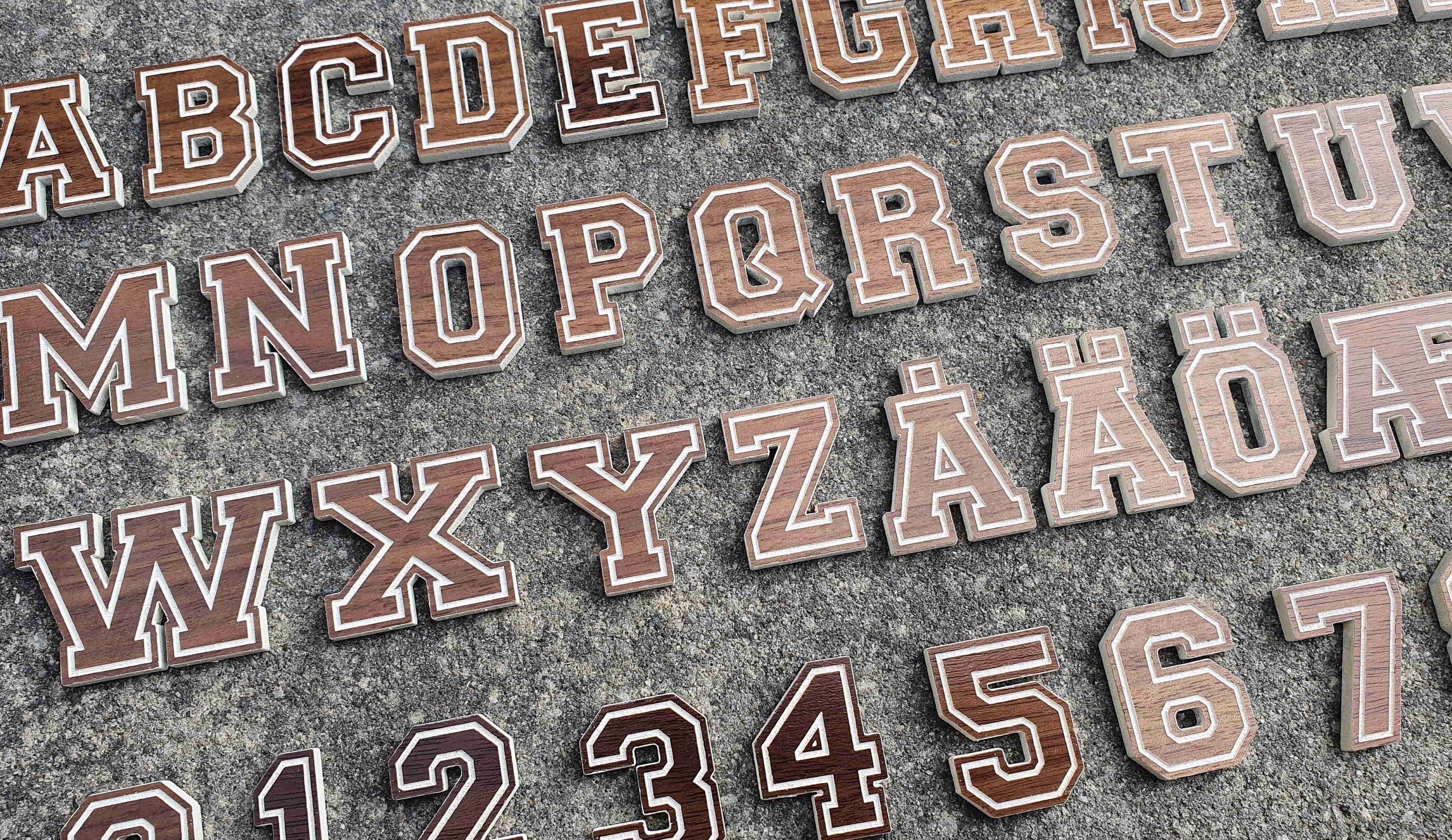 Alphabet 6, 2 Designs File for Laser Cut. Updated Oct-23 - Etsy