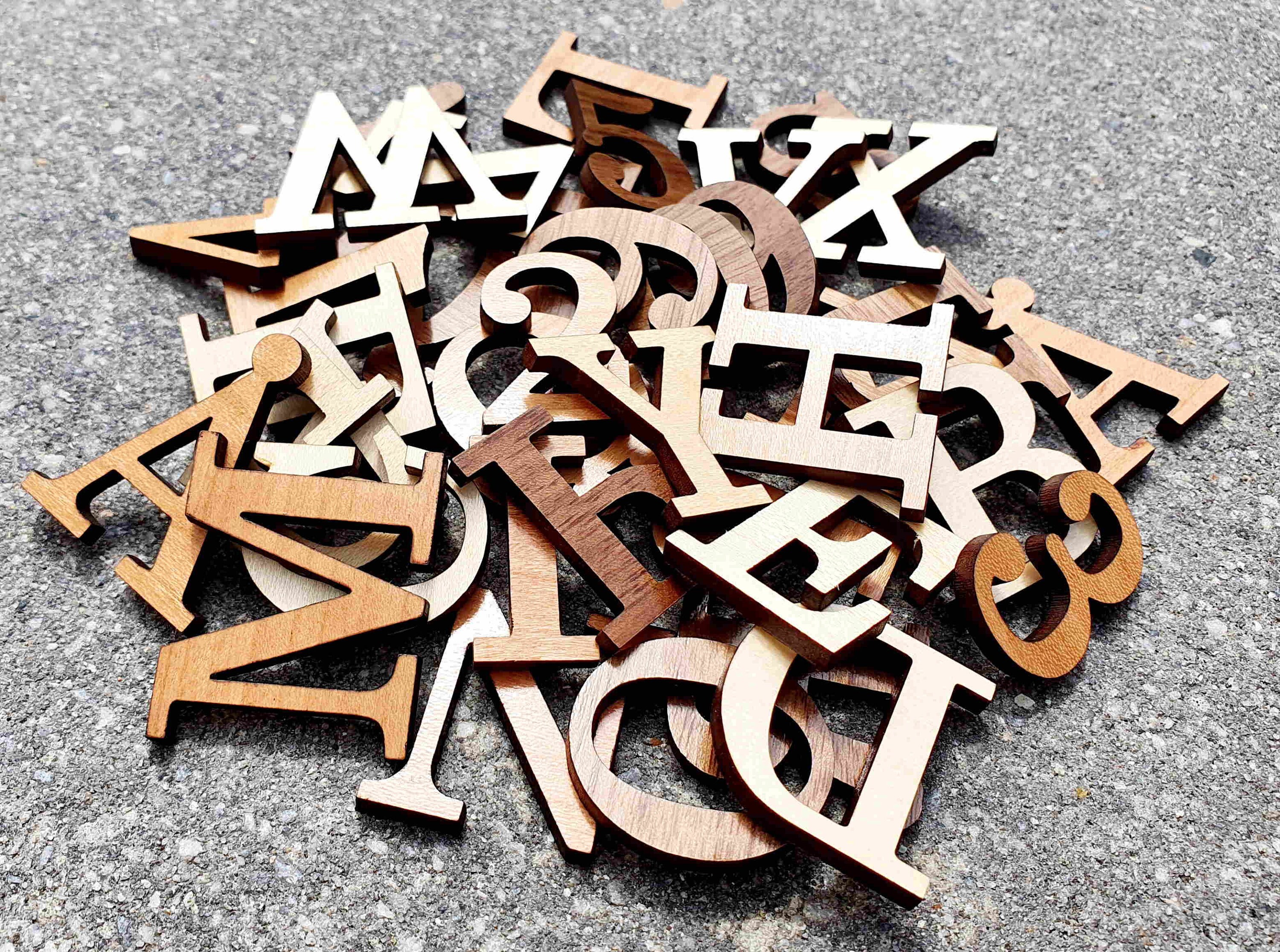 Alphabet 2, File for Laser Cut. Updated Oct-23 - Etsy