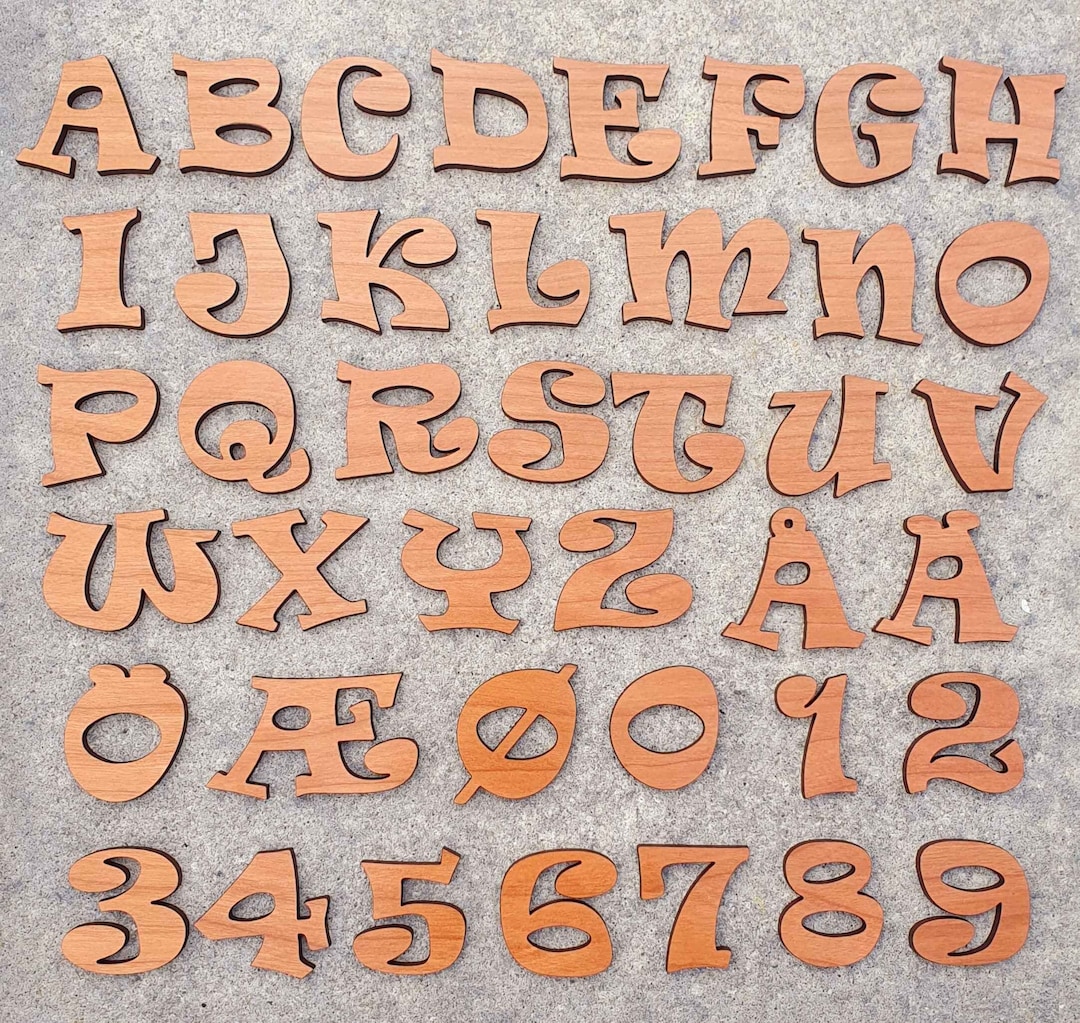 Alphabet 14, File for Laser Cut. - Etsy