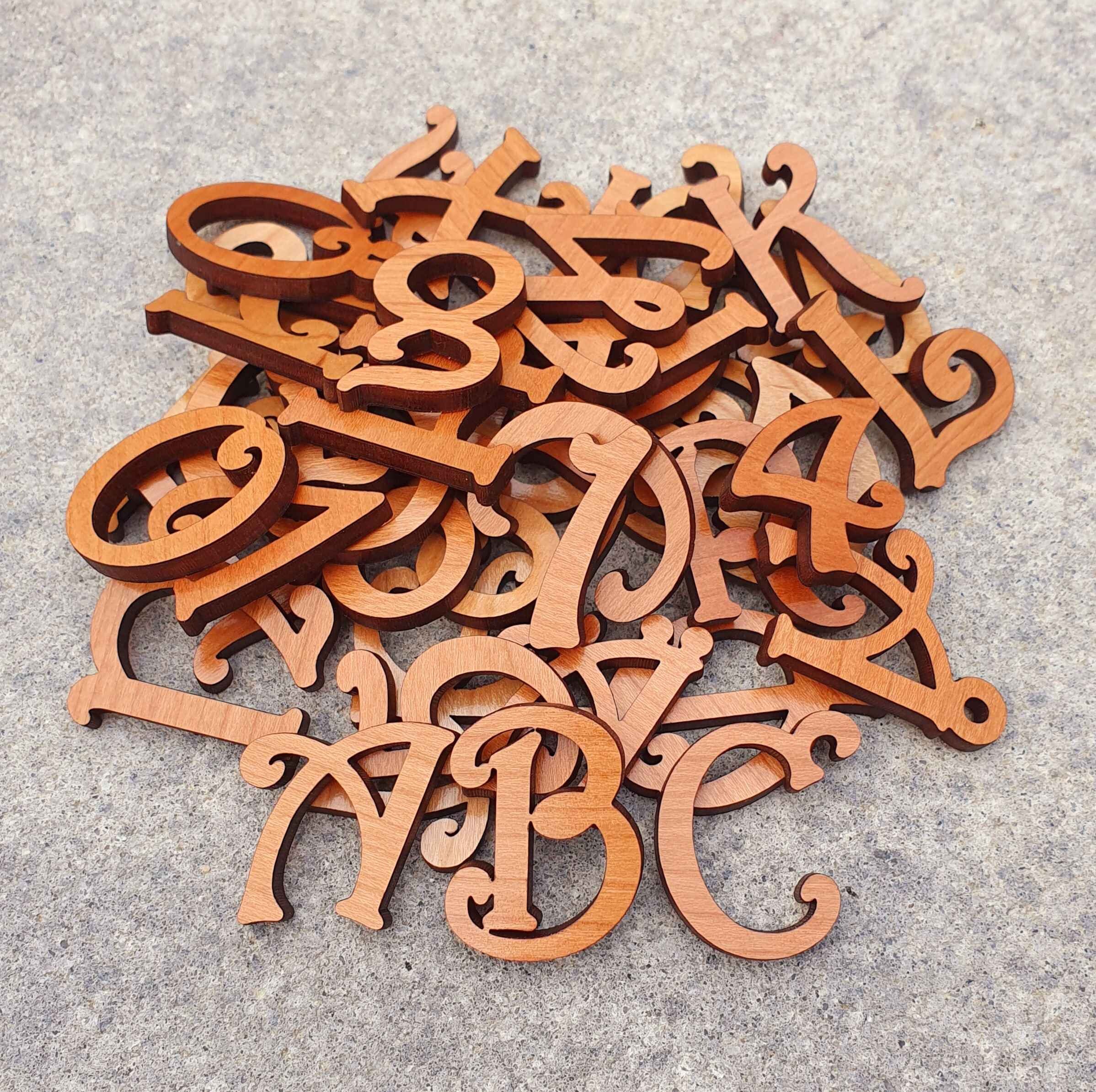 Alphabet 13 File for Laser Cut. - Etsy