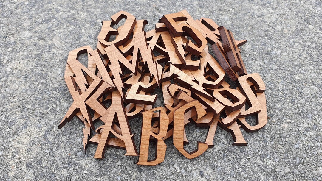 Alphabet 11, File for Laser Cut. Updated Oct-23 - Etsy