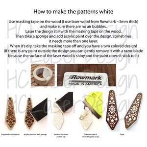 Diamond Shaped Pendants, 22 Designs! File for Laser - Etsy