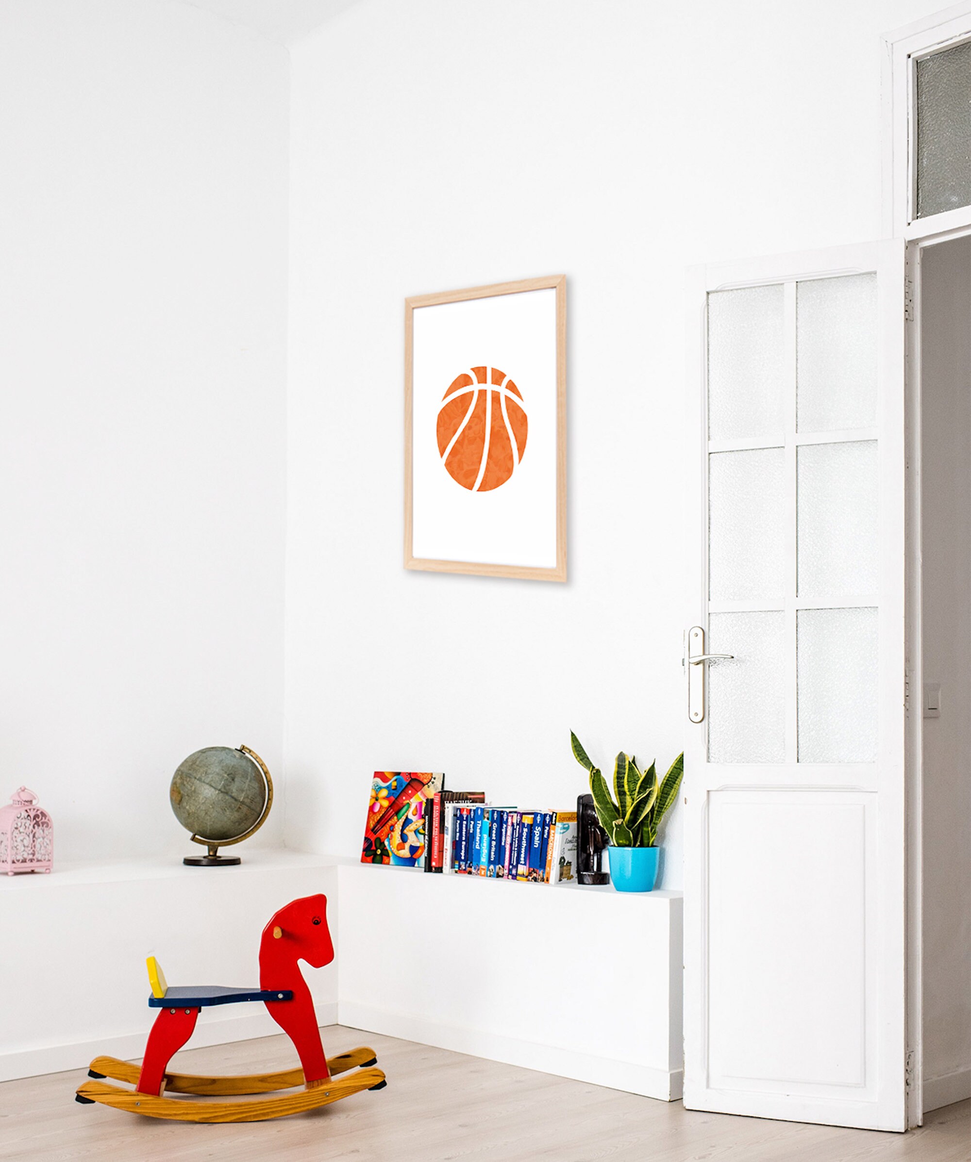 Basketball Water Texture Art Print, Kids Room Decor (digital Download ...